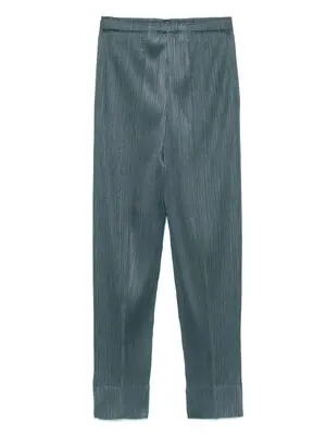 Issey Miyake Pleated Trousers - Blue