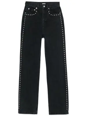 ROTATE BY BIRGER CHRISTENSEN High-rise Straight Jeans