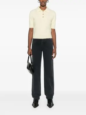 ROTATE BY BIRGER CHRISTENSEN High-rise Straight Jeans