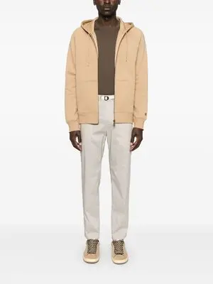 WHITE SAND Belted Trousers - Neutrals