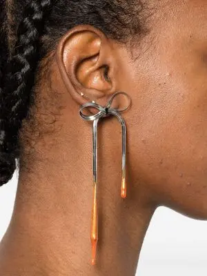 Ottolinger Laced Bow Earrings