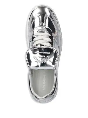 Karl Lagerfeld Metallic-effect Sneakers