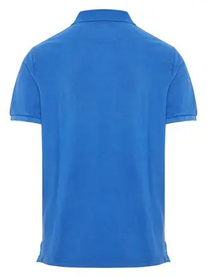 Polo Ralph Lauren Embroidered-logo Polo Shirt - Blue