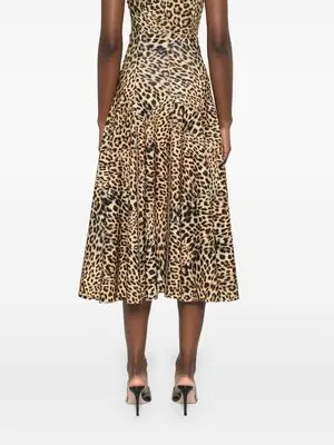 Norma Kamali Grace Pleated Skirt