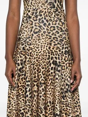 Norma Kamali Grace Pleated Skirt