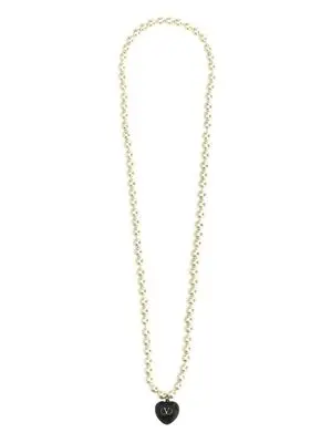 Valentino Garavani Coeur Royal Necklace - Neutrals