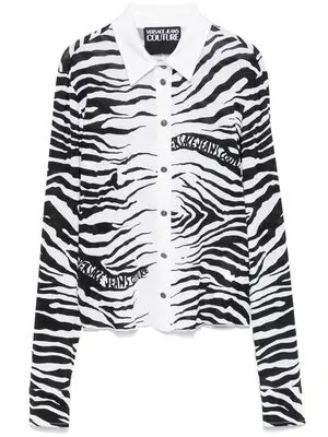 Versace Zebra Shirt - Black