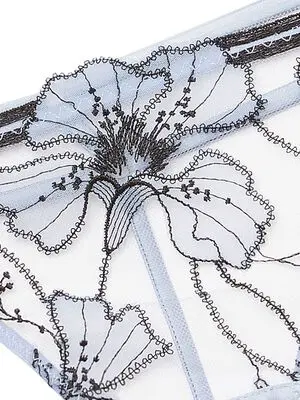 FLEUR DU MAL Harper Embroidery G-string