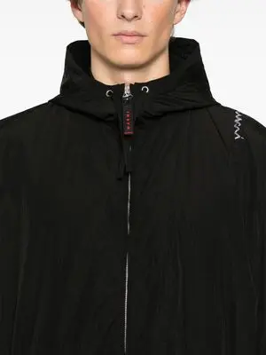 Marni Crinkled Hooded Jacket