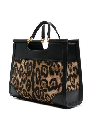 Dolce & Gabbana Small Sicily Tote - Black