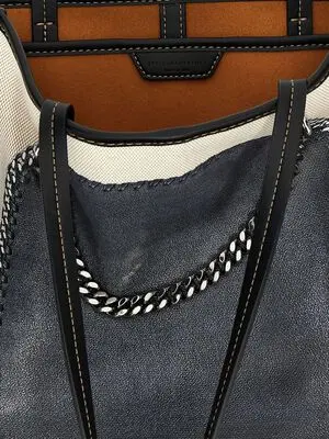 Stella McCartney Trompe L'oeil Print Tote Bag - Neutrals