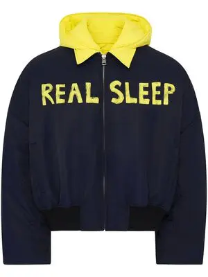 JW Anderson Oversized Hooded Jacket - Blue