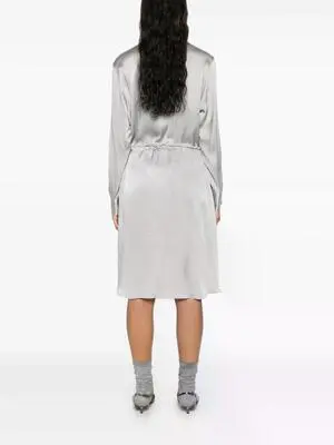 SEMICOUTURE Tie-neck Mini Dress