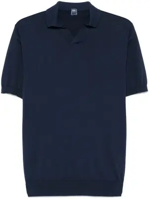 Fedeli Fuji Polo Shirt - Blue