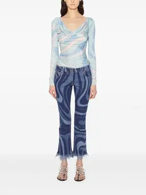 Emilio Pucci Long Sleeve Blouse