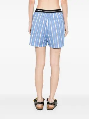 MSGM Striped Shorts