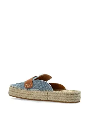 JW Anderson Denim Espadrille Loafers