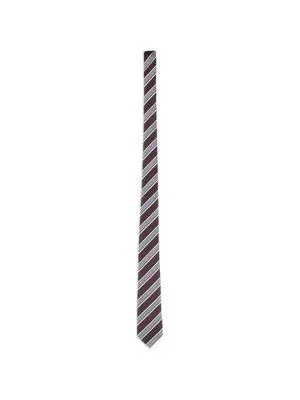Valentino Garavani Striped Pattern Standard Tie - Black