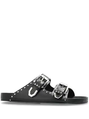 IRO PARIS Billie Slides - Black