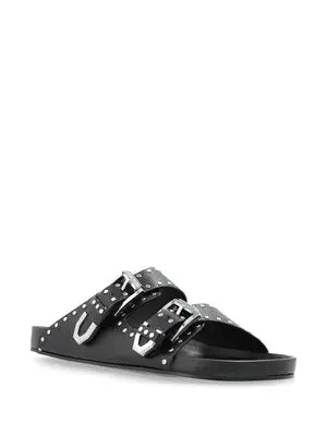 IRO PARIS Billie Slides - Black