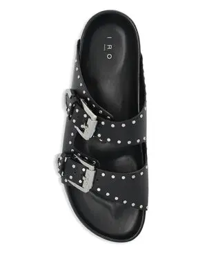 IRO PARIS Billie Slides - Black