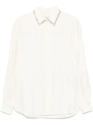 GOLDEN GOOSE Striped Shirt - Neutrals