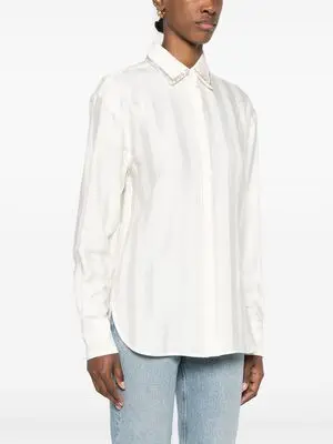 GOLDEN GOOSE Striped Shirt - Neutrals