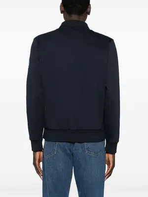 BOSS Logo-patch Bomber Jacket - Blue