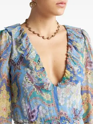 Etro Floral Maxi Dress