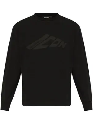 Dsquared2 Crew Neck Long Sleeve Sweatshirt - Black