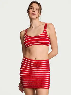 Victoria's Secret Swim Crinkle Cover-up Skirt - Print