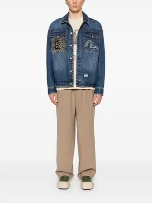 EVISU Embroidered Denim Jacket