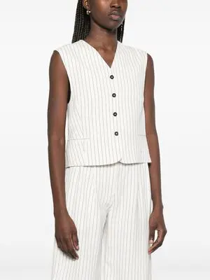 Loulou De Saison Striped Waistcoat