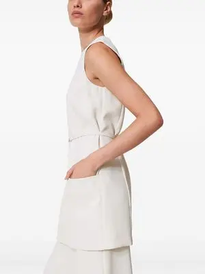 TWINSET Crepe Belted Top