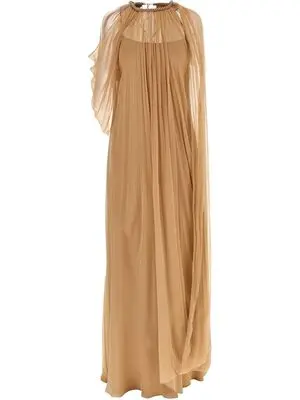 Alberta Ferretti Chiffon Maxi Dress