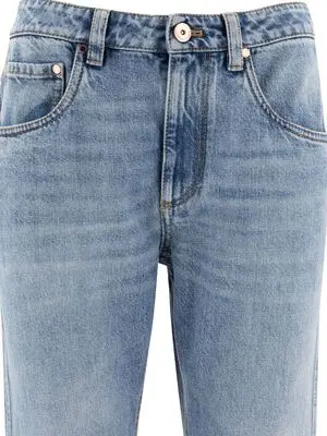 Brunello Cucinelli Tapered Jeans - Blue
