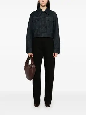 LEMAIRE Two Pocket Cropped Jacket - Blue
