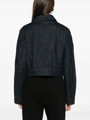 LEMAIRE Two Pocket Cropped Jacket - Blue