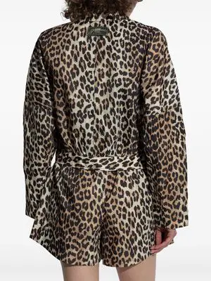 GANNI Leopard-print Jacket