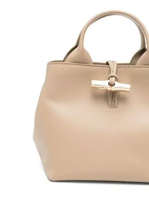 Longchamp Le Roseau Small Tote Bag - Neutrals