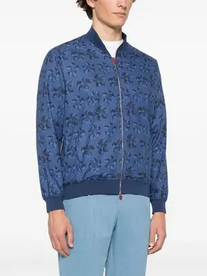 Kiton Floral-print Bomber Jacket