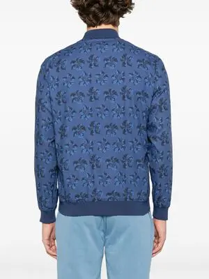 Kiton Floral-print Bomber Jacket