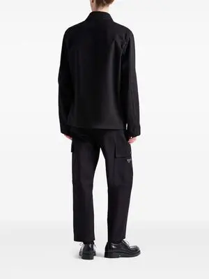 Prada Triangle Logo Trousers