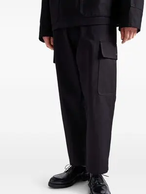 Prada Triangle Logo Trousers