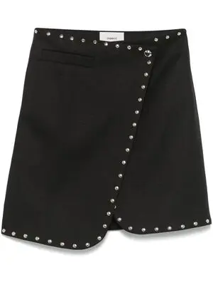 Coperni Studded Wrap Mini Skirt