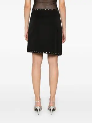 Coperni Studded Wrap Mini Skirt