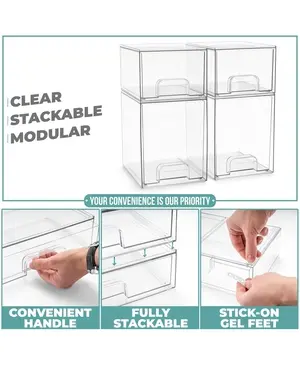 SORBUS Makeup Organizer Case With Pull-out Drawers