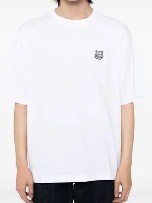 Maison Kitsuné Bold Fox Head Patch T-shirt - White