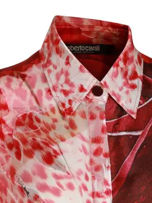 Roberto Cavalli Mix-print Shirt