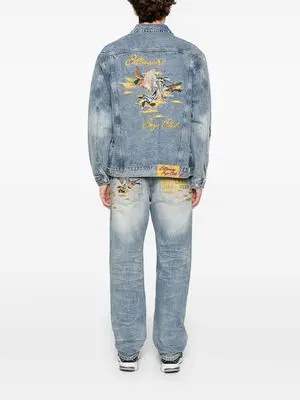 BILLIONAIRE BOYS CLUB Duck Embroidered Denim Jacket